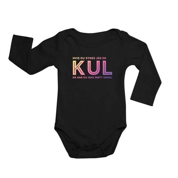 Gave til/fra Onkel og Tante - Ekte Bajas - morsomme t-skjorter med trykk